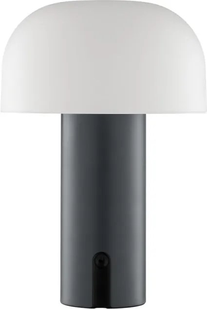 Brilliant G60305/22  Venkovní AKU stolní lampa MATTIS šedá USB-C