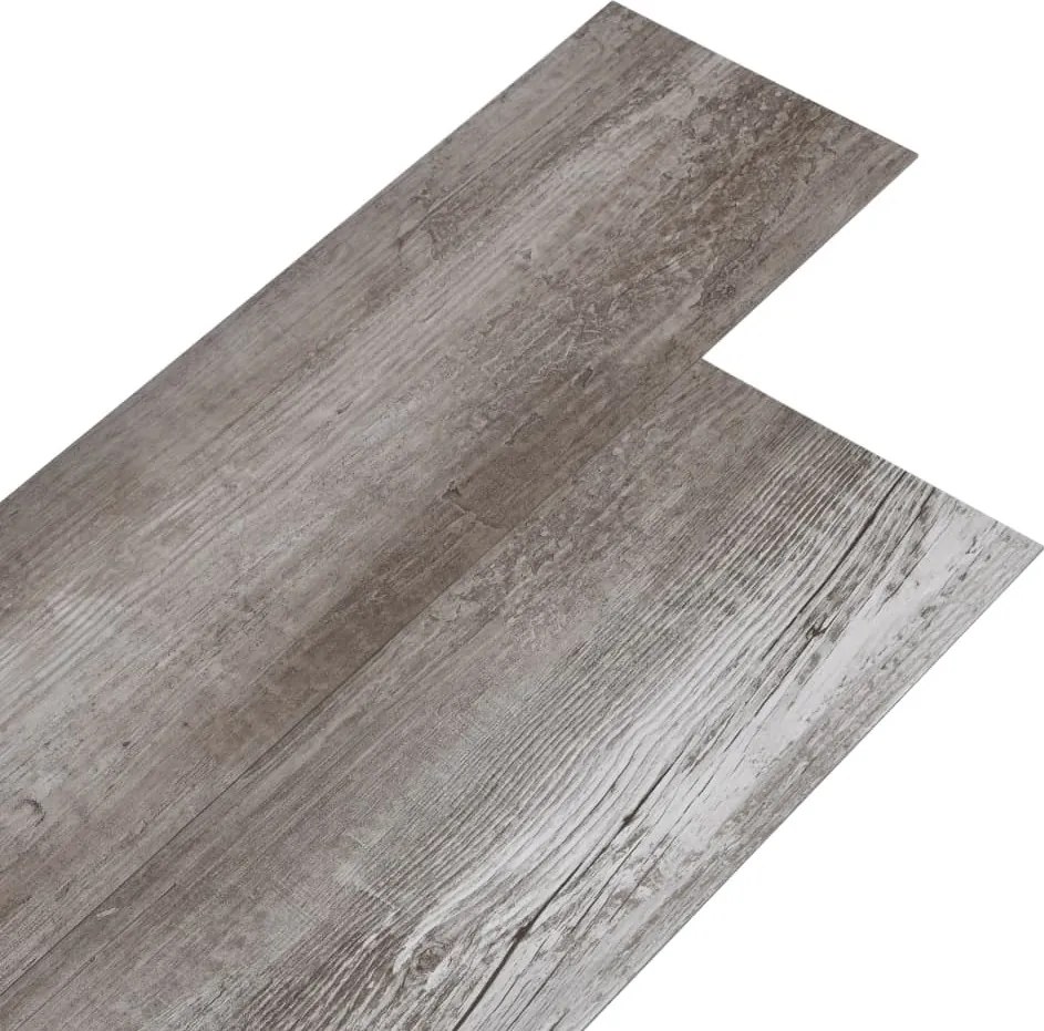 vidaXL Podlahová krytina PVC 5,02 m² 2 mm samolepicí [146601] Barva: pruhované dřevo