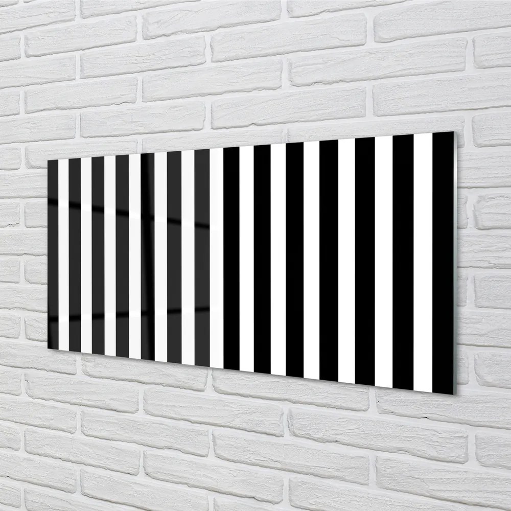 Skleněný panel Geometrické zebra pruhy