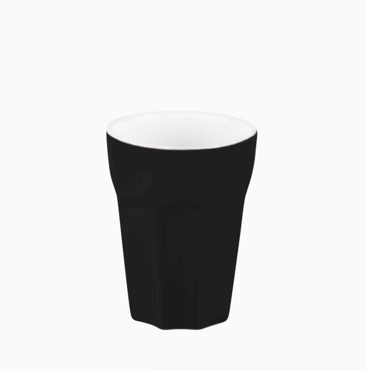 Lunasol - Porcelánový pohár střední černý 280 ml - RGB (451615)