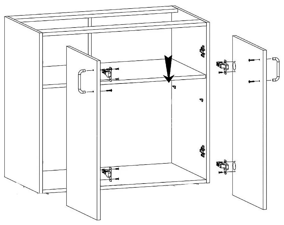 Sycylia | dolní skříňka D80 | andersen