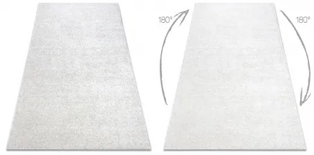 koberec, koberec metráž SANTA FE krémový 031 hladký, Jednotný jedno velikost 500x500 cm | krásné koberce cz