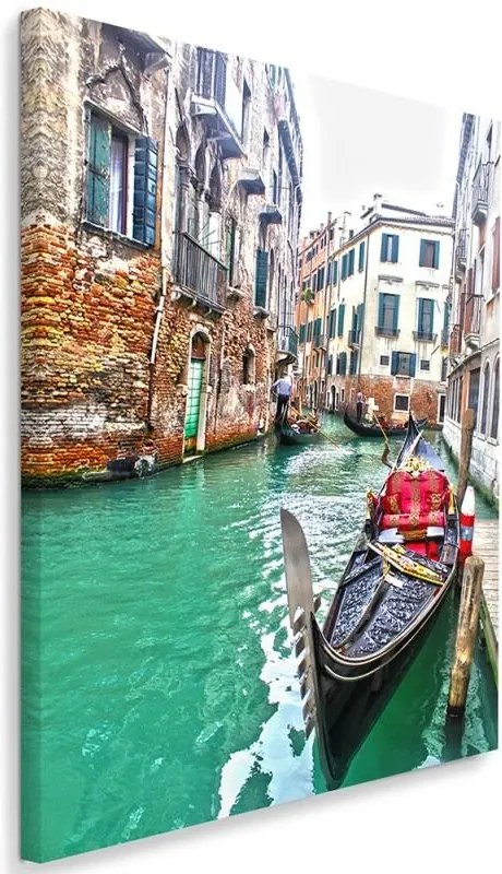 CARO Obraz na plátně - Venetian Canal R - Kulik 30x40 cm