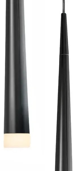 Minimalistické svítidlo Stylo 8 černé