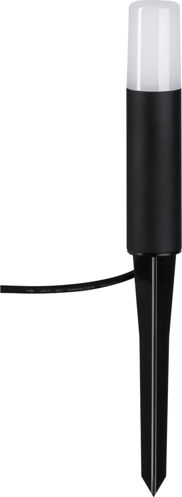 P 94533 Plug & Shine stojací svítidlo Flarea 200mm IP65 3,6W 3.000K černá - PAULMANN