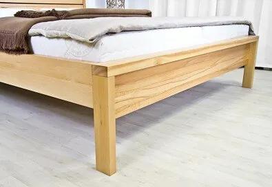 Postel Postelia MARINA Buk 180x200 - dřevěná postel z masivu o šíři 4 cm, včetně nočních stolků