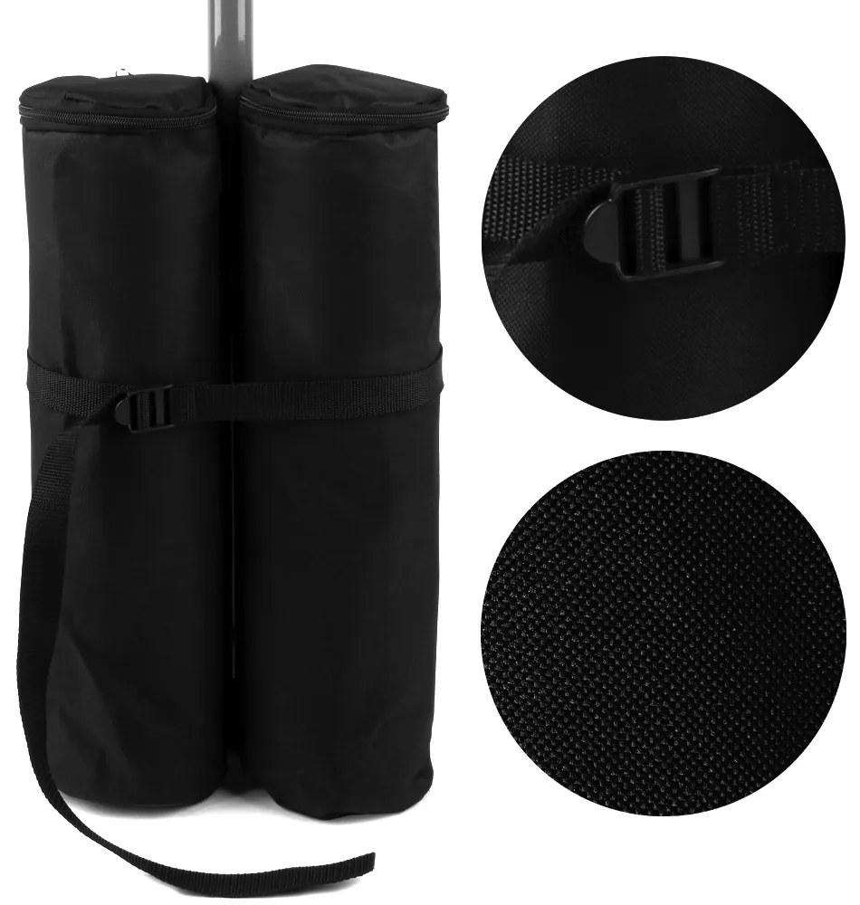 Závaží na nohy party stanu, 4 ks, černá Kingsleeve