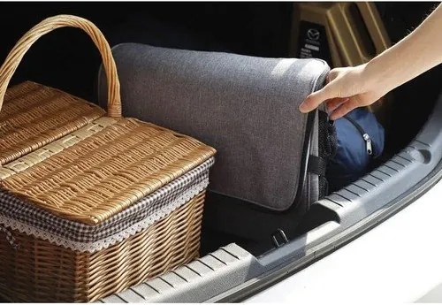 Termotaška s chladící vložkou na pláž 40L Trizand 23843, šedá