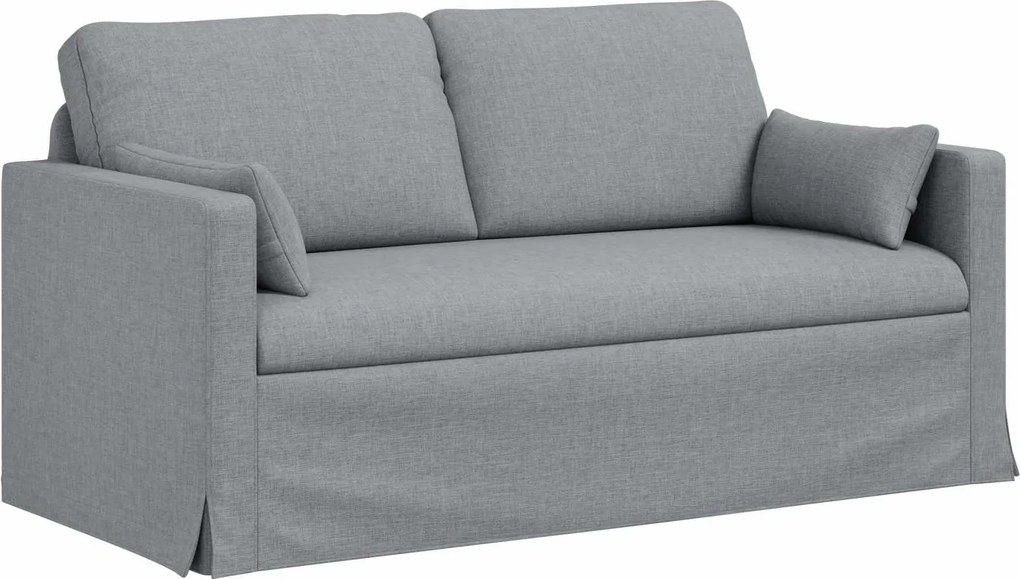 Set pohovek 2 ks Světle šedá textil 3407537