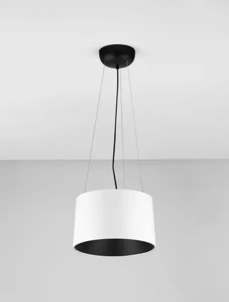 LED bílo-černé designové svítidlo Atil