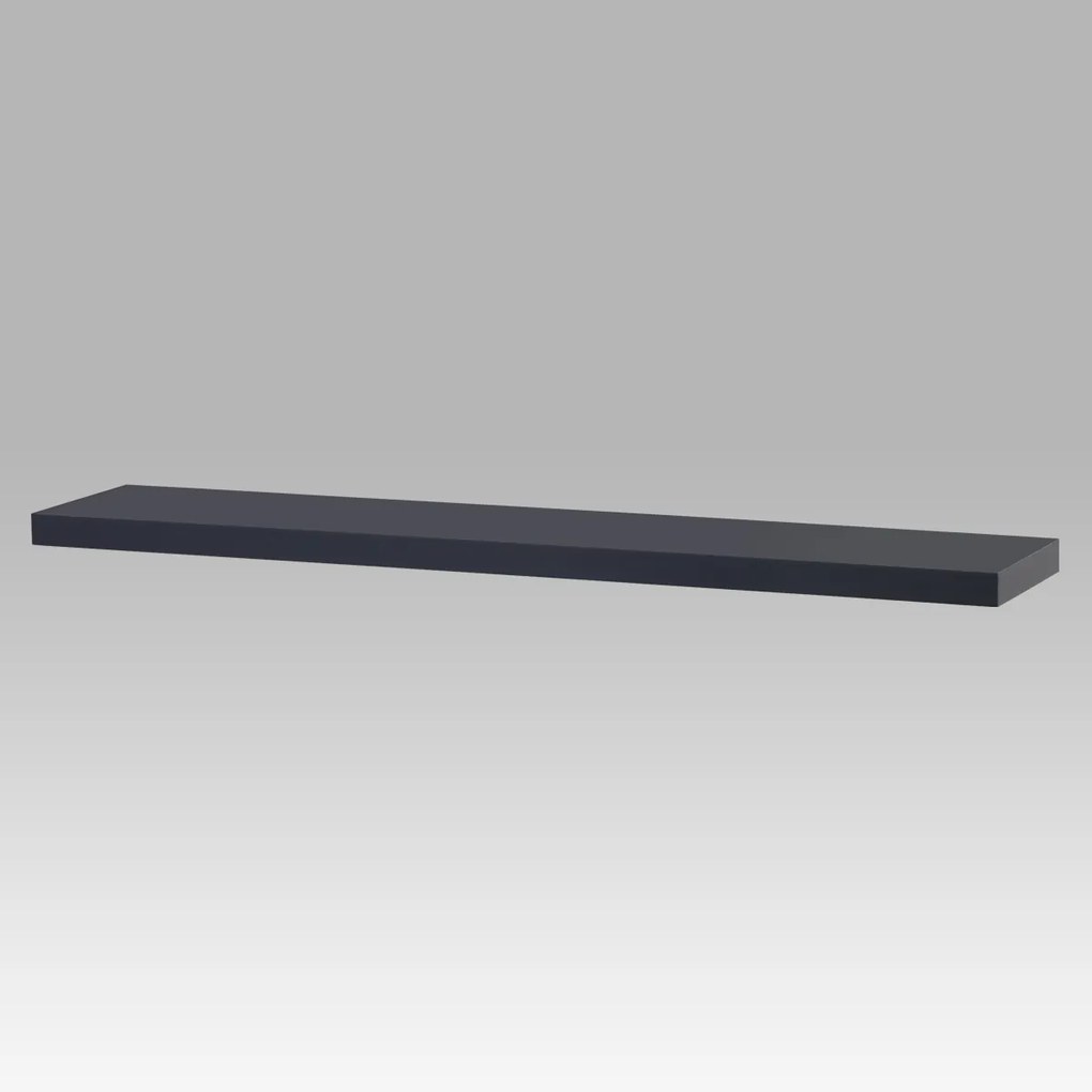 Artium Nástěnná polička 120cm, barva šedivá - matná -  P-002 GREY2