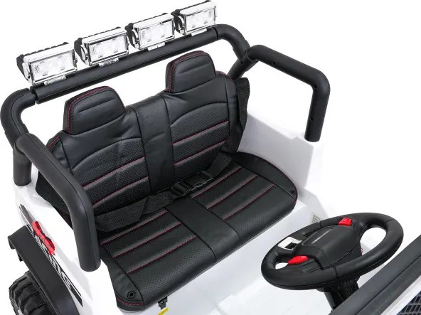 Elektrické autíčko Jeep BEAST 4x4 bílé