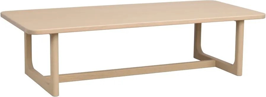 Konferenční stolek s deskou v dubovém dekoru ve světle přírodní barvě 70x160 cm Driscoll – Rowico
