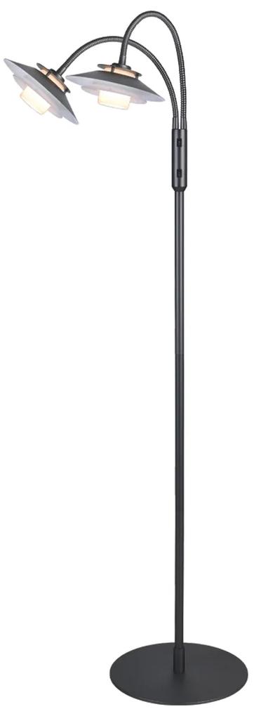 Halo Design 733361 stojací lampa 1123, šedá, 129cm