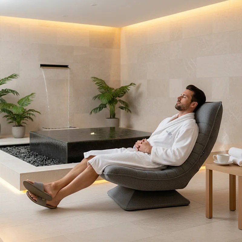Velaco Rozkládací relaxační otočné křeslo ORION