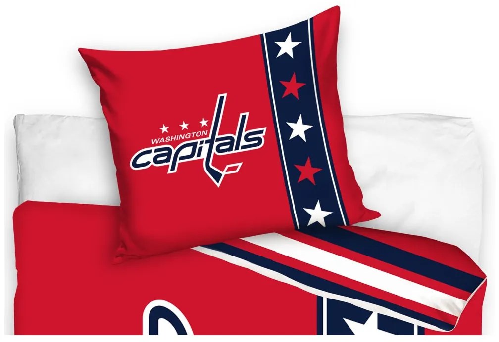 HOKEJOVÉ POVLEČENÍ NHL WASHINGTON CAPITALS BELT 140x200/70x90 cm