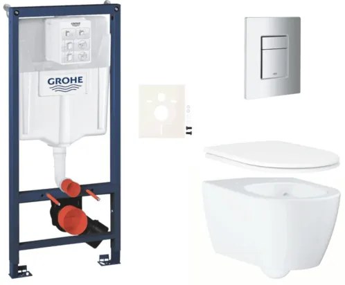 Závěsný wc set do lehkých stěn / předstěnová montáž GROHE Essence SIKOGRSESSCP00