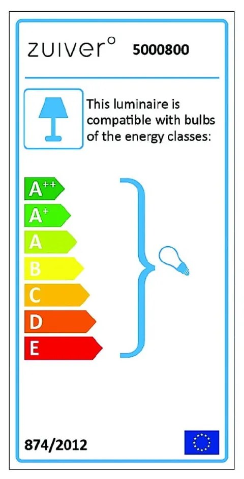 Černo-šedá stojací lampa Zuiver Tripod, ø 50 cm