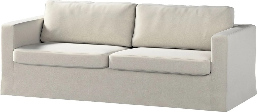 Potah na pohovku IKEA Karlstad 3-místná, nerozkládací, dlouhý barva šedá látka sametová