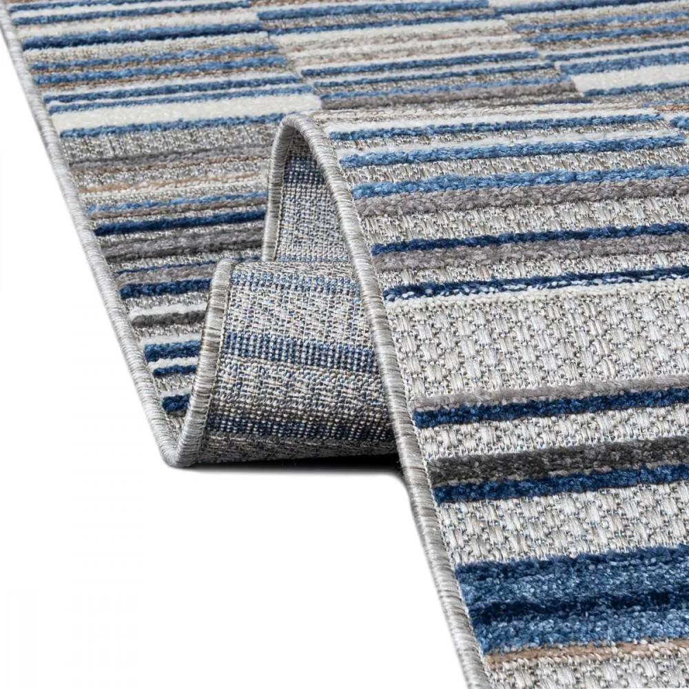 Kusový koberec Avent šedomodrý 120x170cm