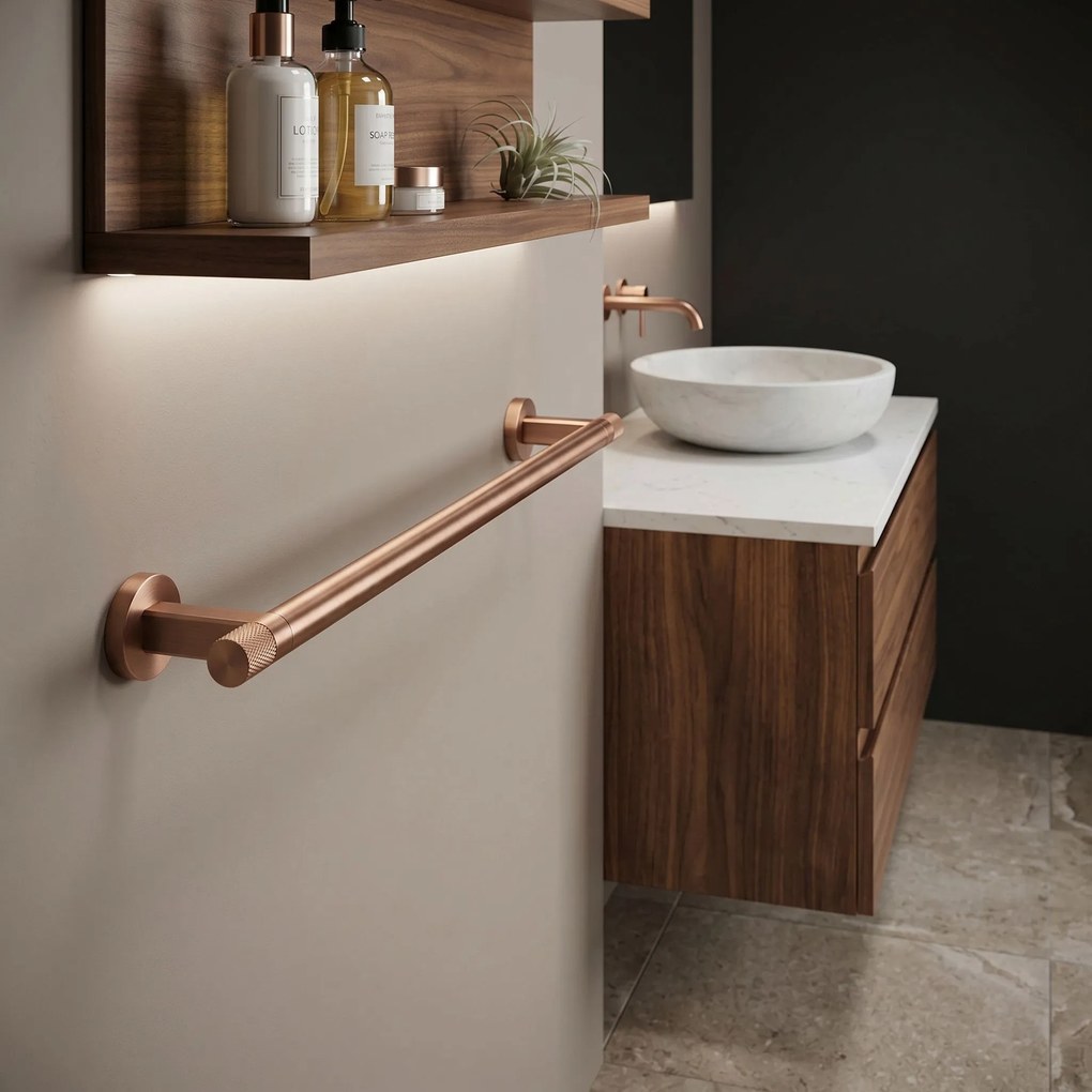 Rea Rea, Koupelnový věšák 39101 Ori Brush Copper, REA-60114