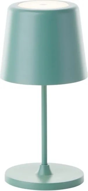 Brilliant G90939/84 Venkovní AKU stolní lampa KAAMI zelená USB-C