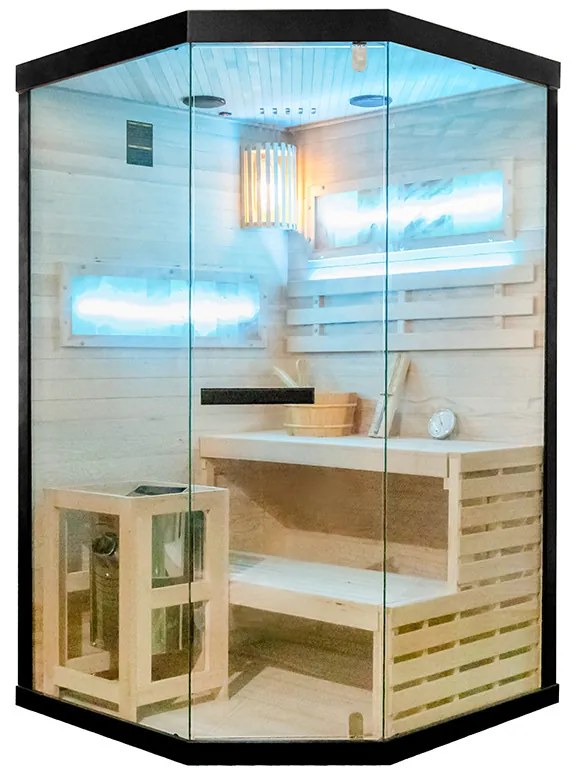 BPS-koupelny Finská sauna Relax HYD-4782 120x120, 2 osoby