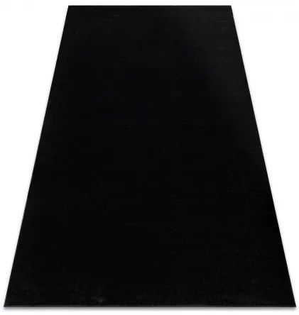 Dywany Luszczow Kusový koberec SOFTY, Jednobarevný, černý Rozměr koberce: 200 x 290 cm