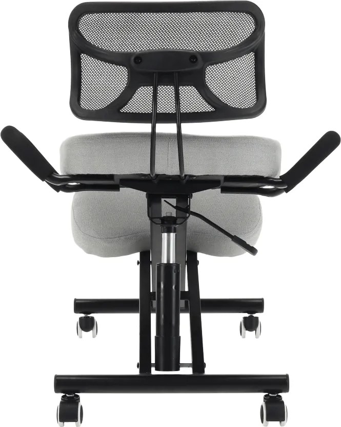 Ergonomická kľakačka, šedohnědá taupe / černá, RUFUS