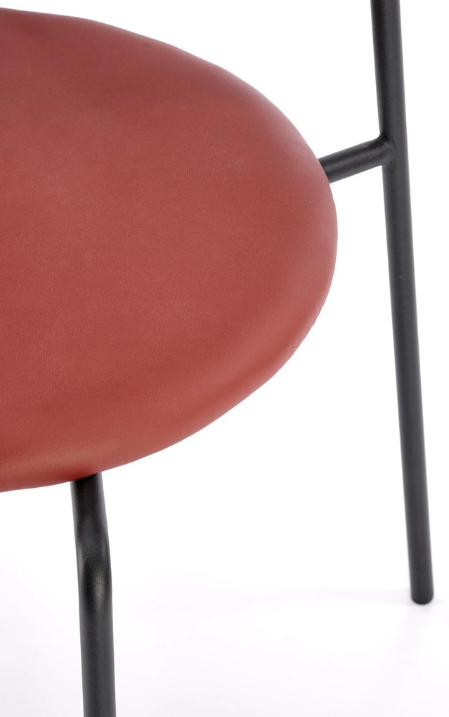 HALMAR K524 židle tmavě červená
