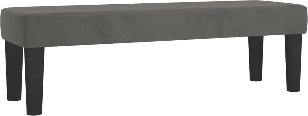 Box spring postel s matrací tmavě šedá 160x200 cm samet 3137732