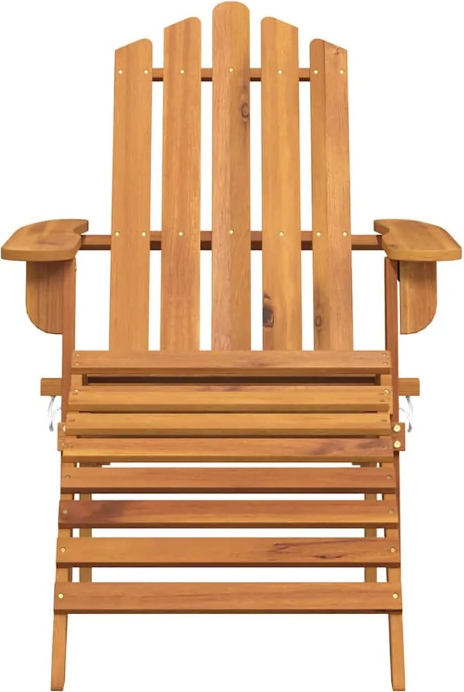 Zahradní židle Adirondack s podnožkami 2 ks masivní akácie 3145015