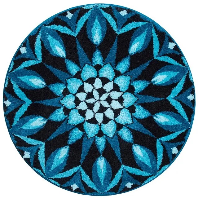 GRUND POZNÁNÍ Mandala kruhová tyrkysová průměr 80 cm