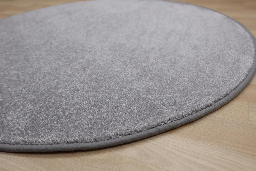Vopi koberce Kusový koberec Apollo Soft šedý kruh - 250x250 (průměr) kruh cm