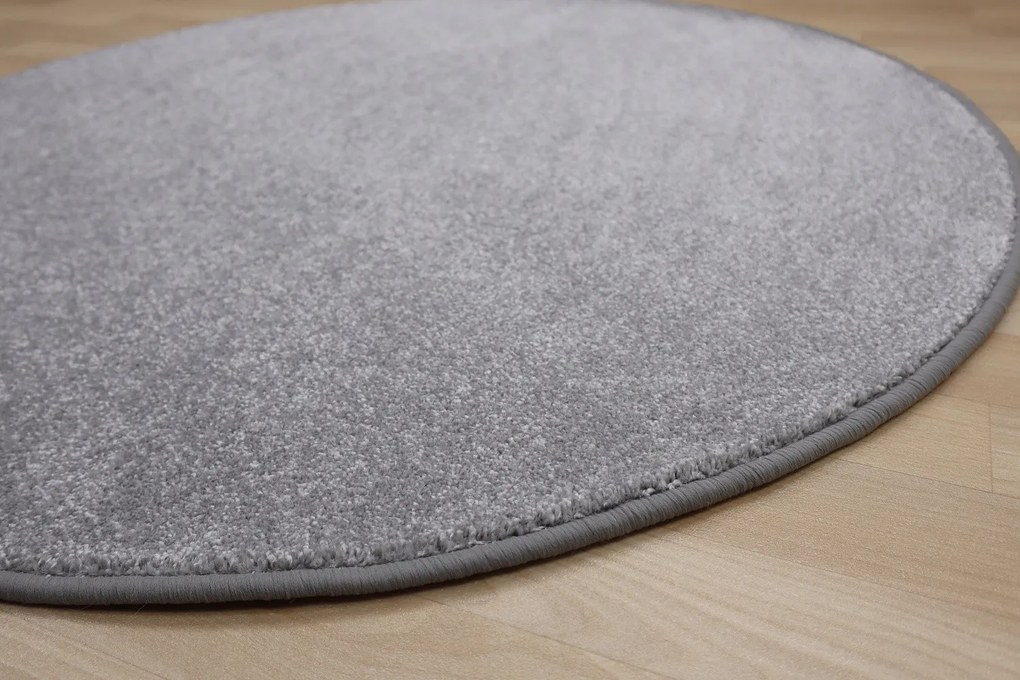 Vopi, Kusový koberec Apollo Soft šedý kruh, 150x150 (průměr) kruh, šedá, chodba / předsíň