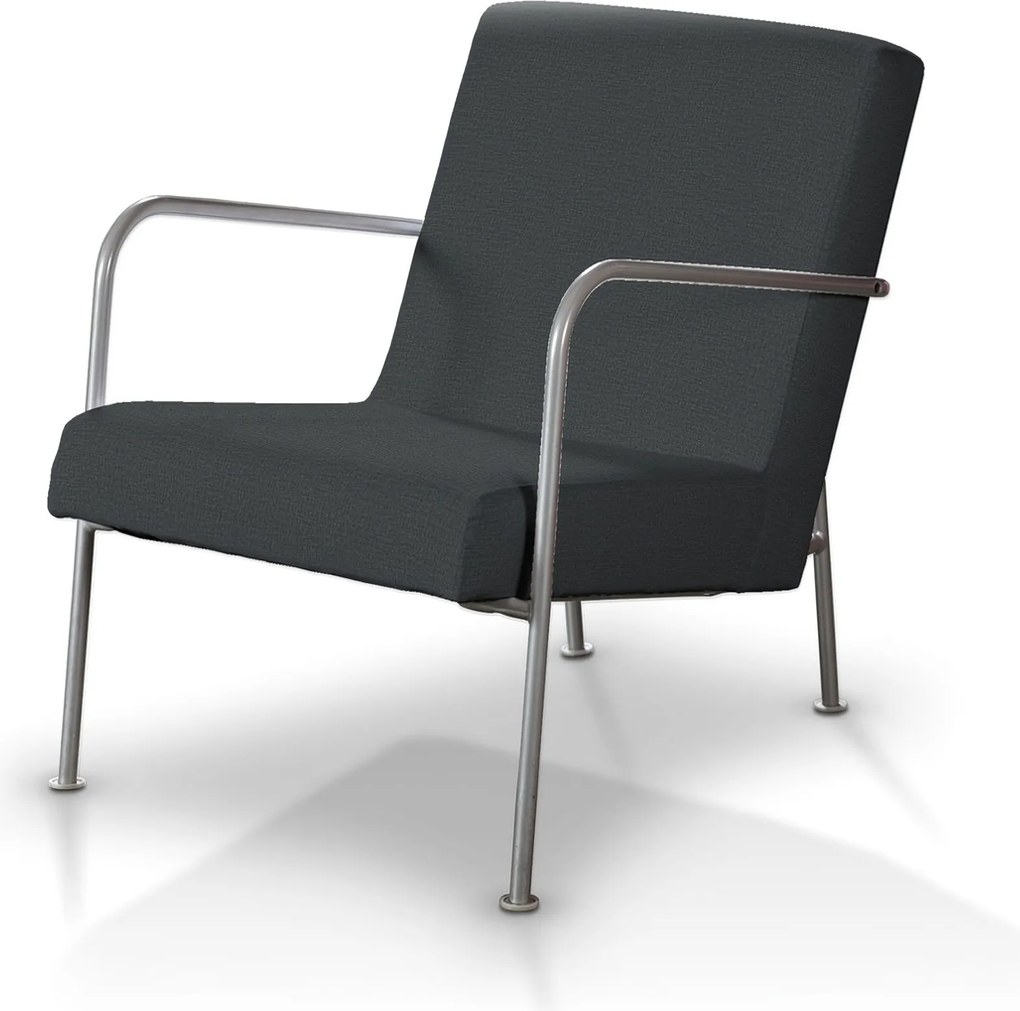 Potah na křeslo Ikea PS barva šedá látka sametová