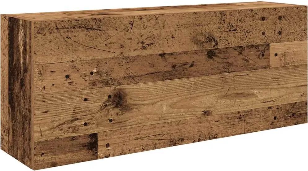 vidaXL Koupelnová nástěnná skříňka old wood 100 x 25 x 40 cm kompozit
