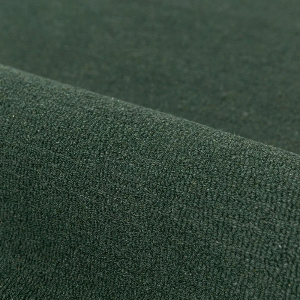 Tmavě zelený ručně tkaný koberec s příměsí vlny 120x170 cm Rivo Wool – Flair Rugs