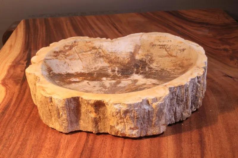 Miska zkamenělé dřevo 34 cm