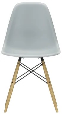 Eames Plastic Chair DSW medový jasan šedá bílé na koberec Vitra