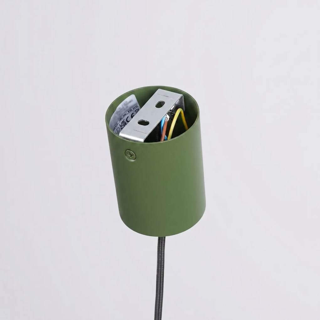 Sollux Lighting Závěsné svítidlo NOX 25 olivově zelené