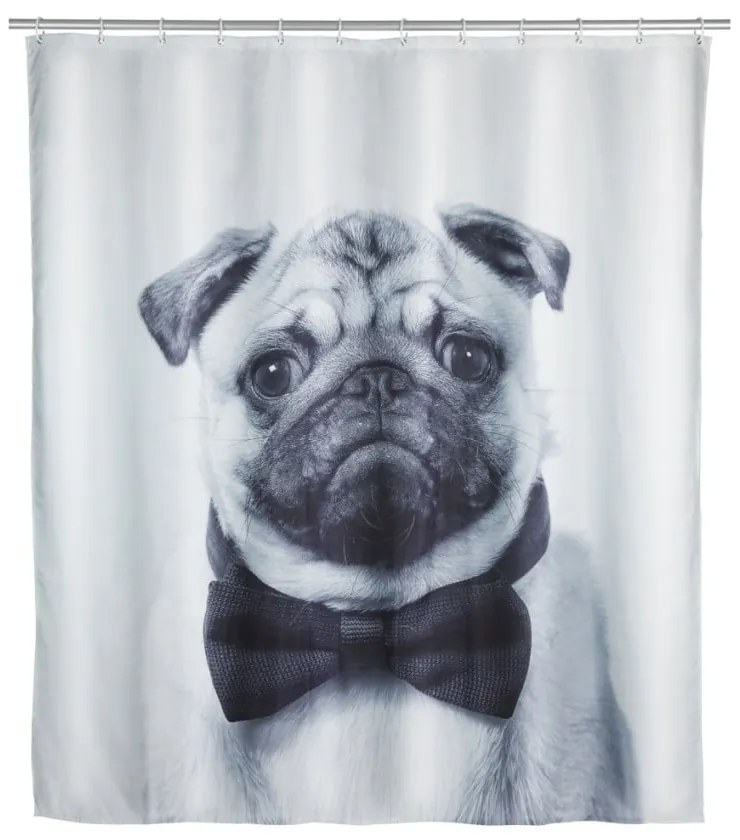 Sprchový závěs Wenko Pug, 180 x 200 cm