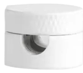 Elhard Držák na kabel, nástěnný, 22x16mm, bílý KP1006W