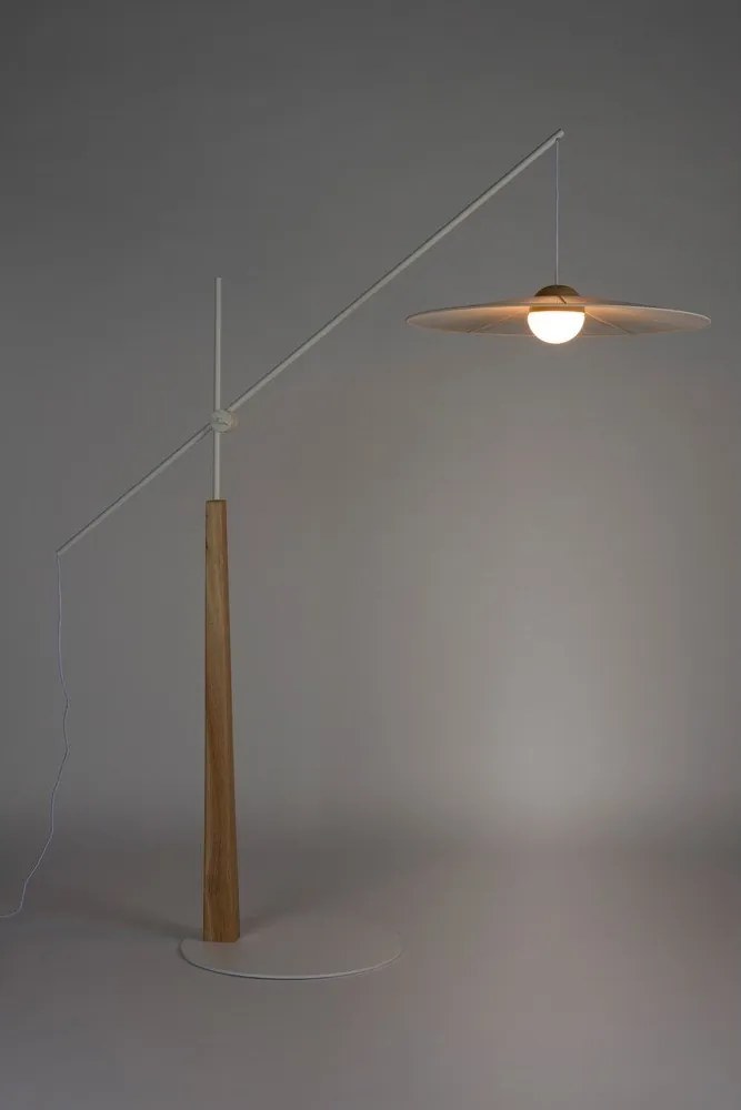Bílá/v přírodní barvě stojací lampa (výška 200 cm) Belle – Zuiver