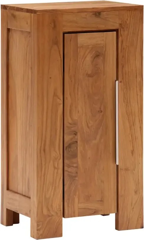 furniture-nabytek.cz - Koupelnová skříňka Osvaro - Stříbrné kovové úchytky