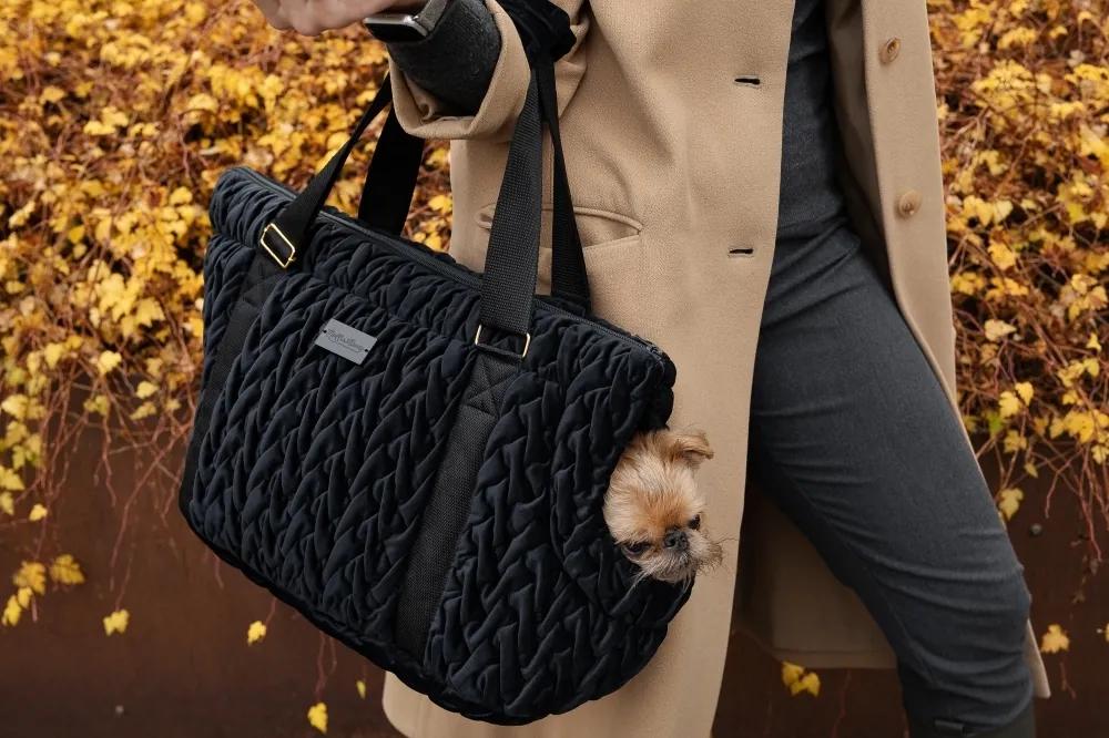 Muffin&Berry Cestovní taška pro psy Luxury Scarlett Velikost: M