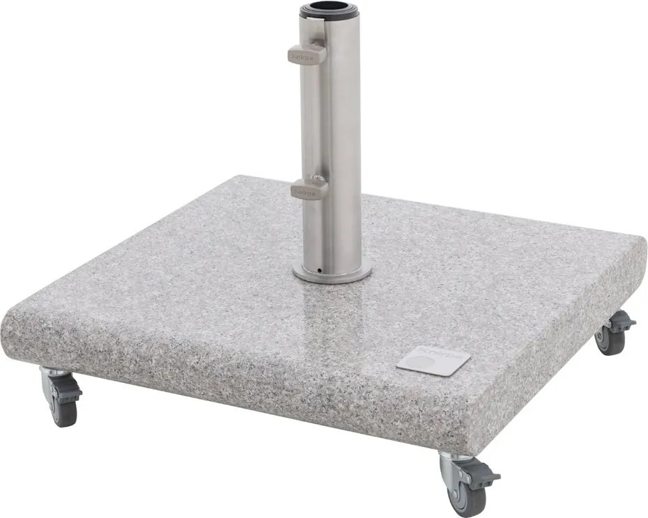 Pojízdný žulový stojan KNIRPS 50 kg světlý