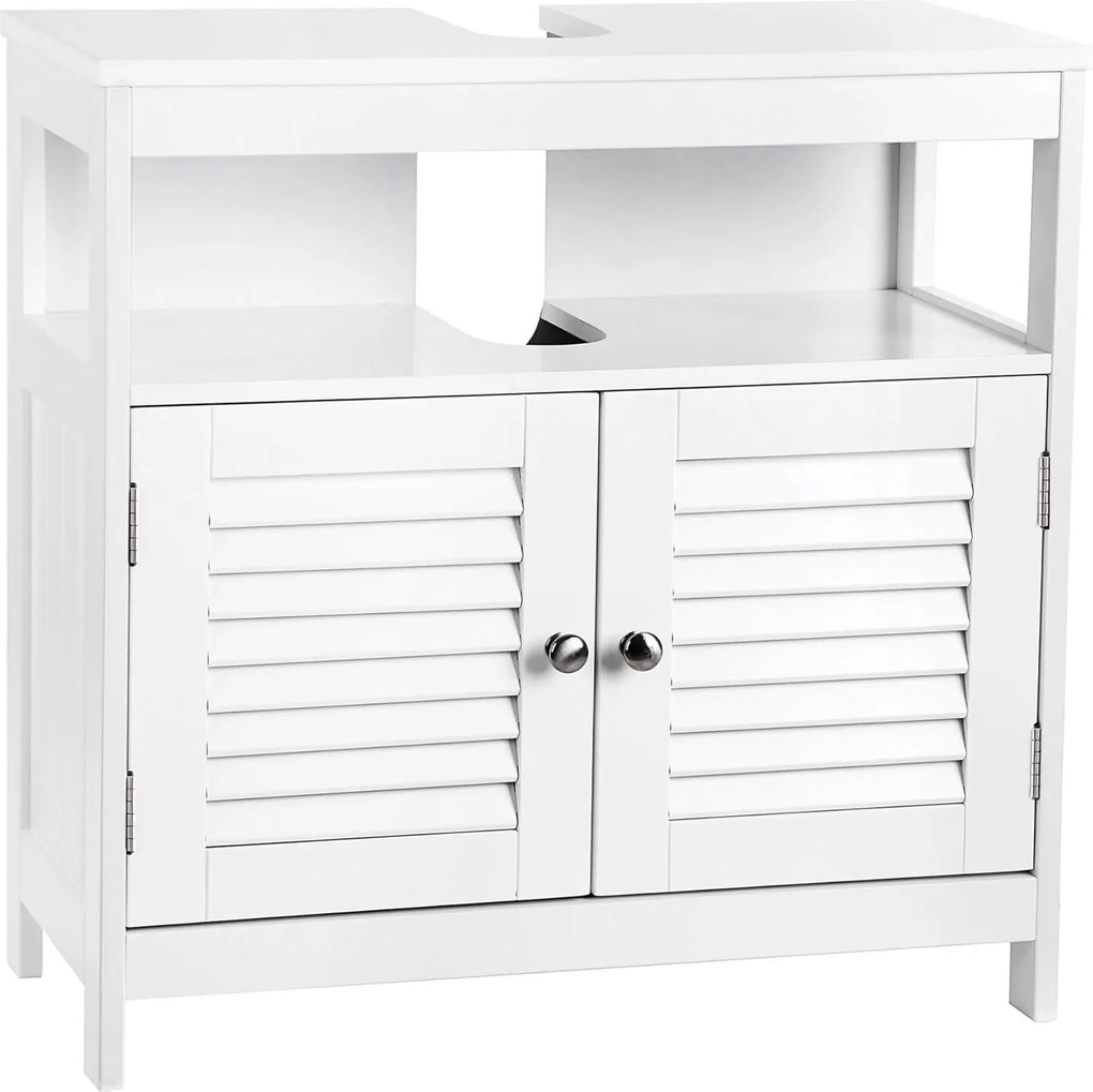XXXLutz SKŘÍŇKA POD UMYVADLO, bílá, bílá, 60/60/30 cm MID.YOU - Online Only koupelnové skříňky - 002543018002