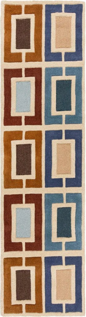 XXXLutz VLNĚNÝ KOBEREC, 60/230 cm modrá Flair Rugs - Online Only koberce & rohožky - 003165016604