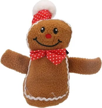 Vánoční dekorace perník s čepicí 16 cm
